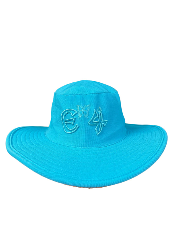 E4 Teal Cricket Sun Hat - 2024 - CricketZoneUSA
