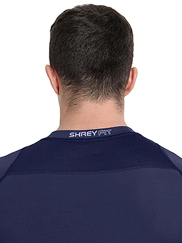 SHREY Intense Compression Long Sleeve - Navy – CricketZoneUSA